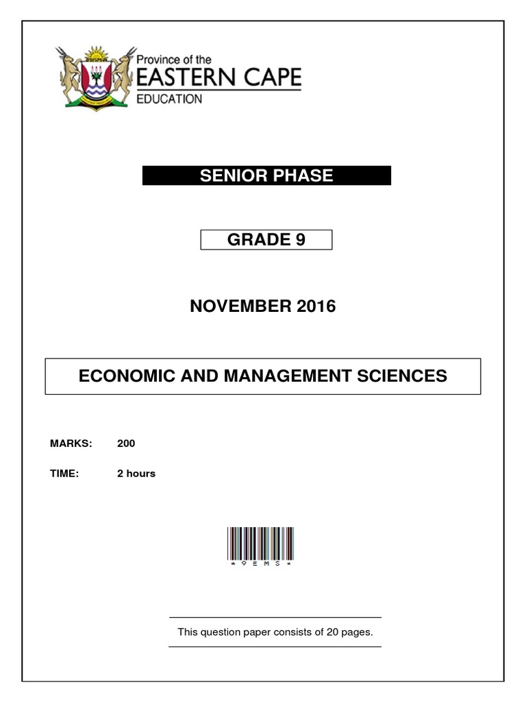 Grade 9: Senior Phase | PDF | Economics | Trade Union