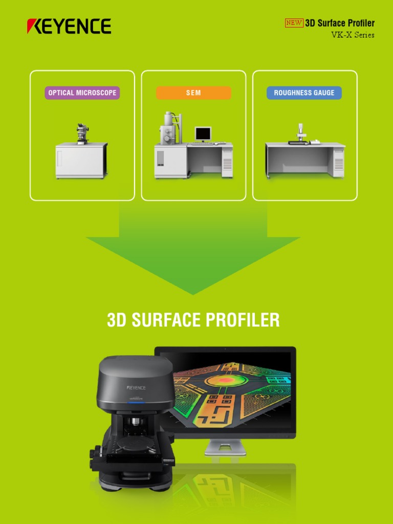 3D Surface Profiler: Optical Microscope SEM Roughness Gauge | PDF ...