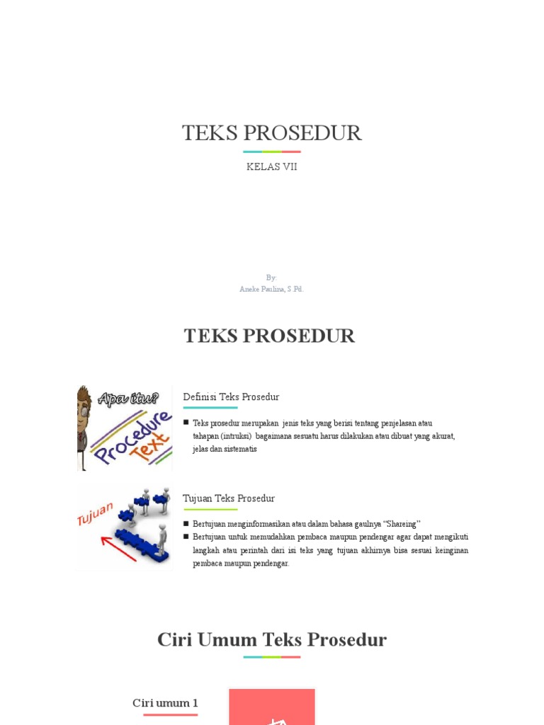 Teks Prosedur - Copy-1 | PDF
