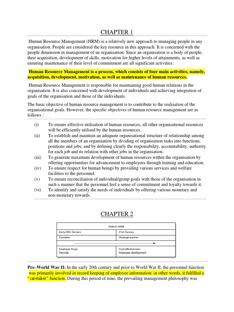 HRM NOTES-Complete Notes For Final Exam | PDF | Compensation And ...