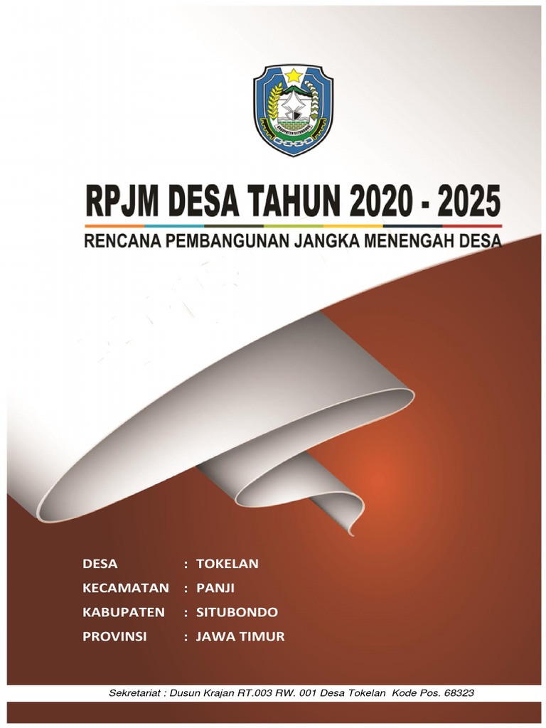 Contoh RPJM Desa | PDF
