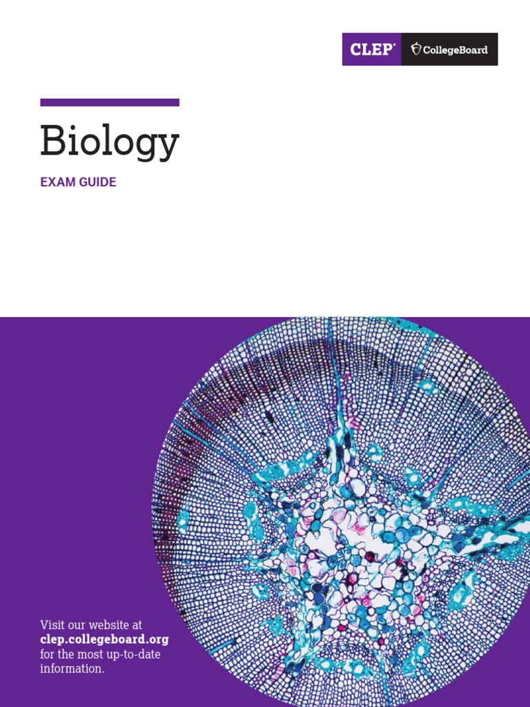 2020 CLEP Biology PDF | PDF | Test (Assessment) | College Level ...