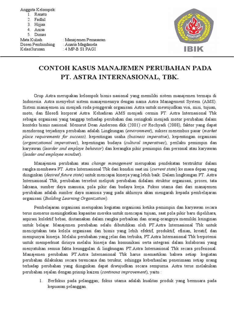 Astra | PDF | Karier & Perkembangan