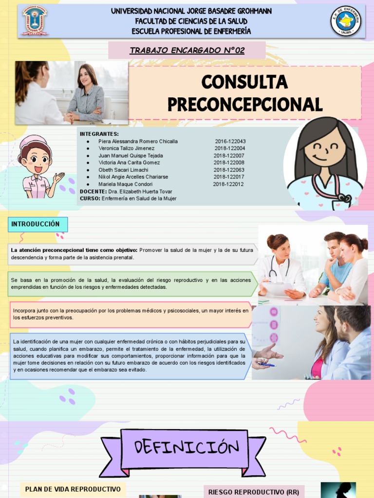 Consulta preconcepcional: Características, definiciones y estrategias ...