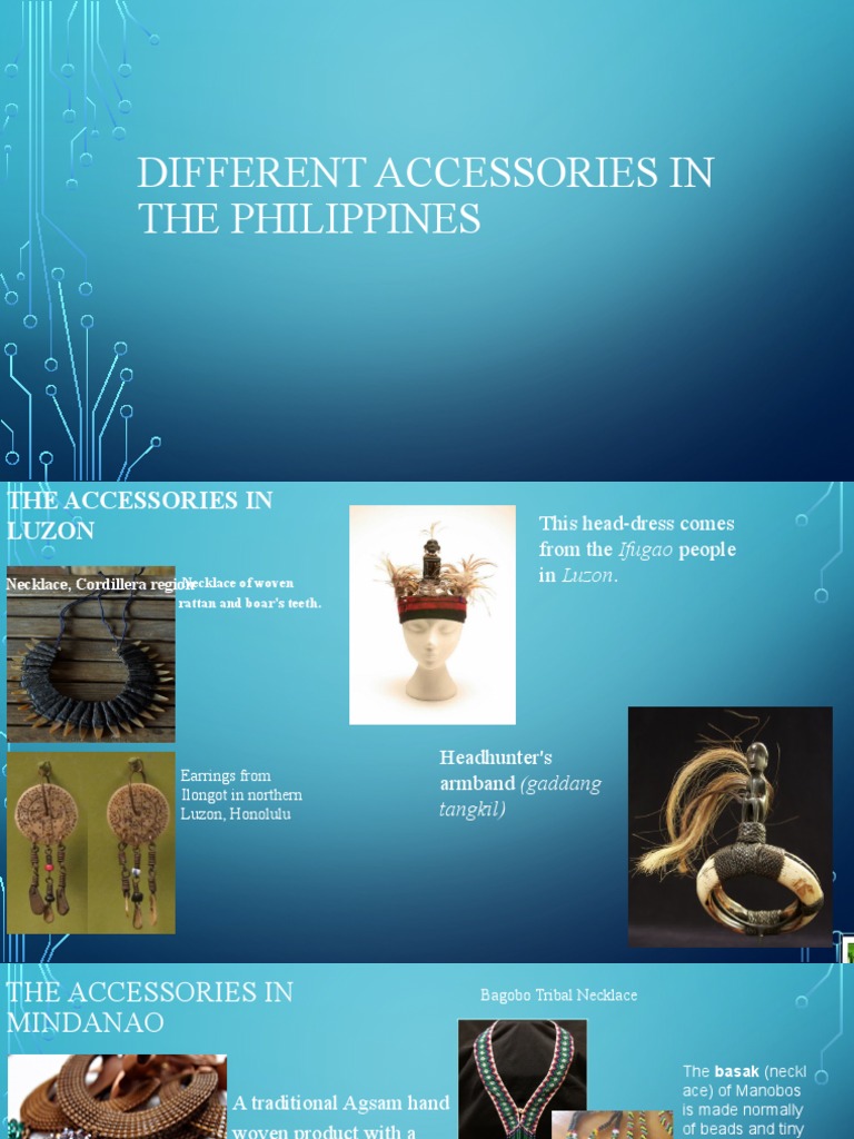 Traditional Accessories in the Philippines | PDF
