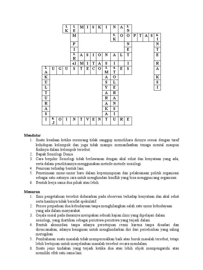 Tts Sosiologi | PDF