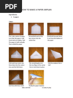 Fold 'N Fly Fast Hawk Paper Airplane | PDF | Airplane | Transport