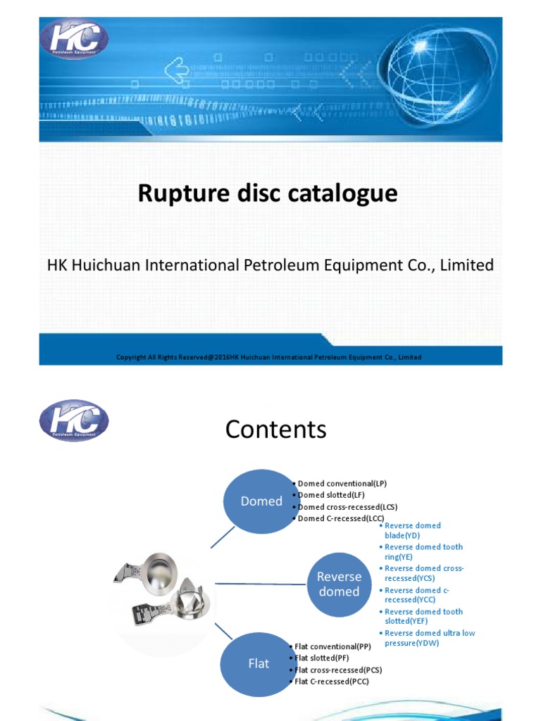 Rupture Disc Catalogue-HC | PDF | Strength Of Materials | Fracture