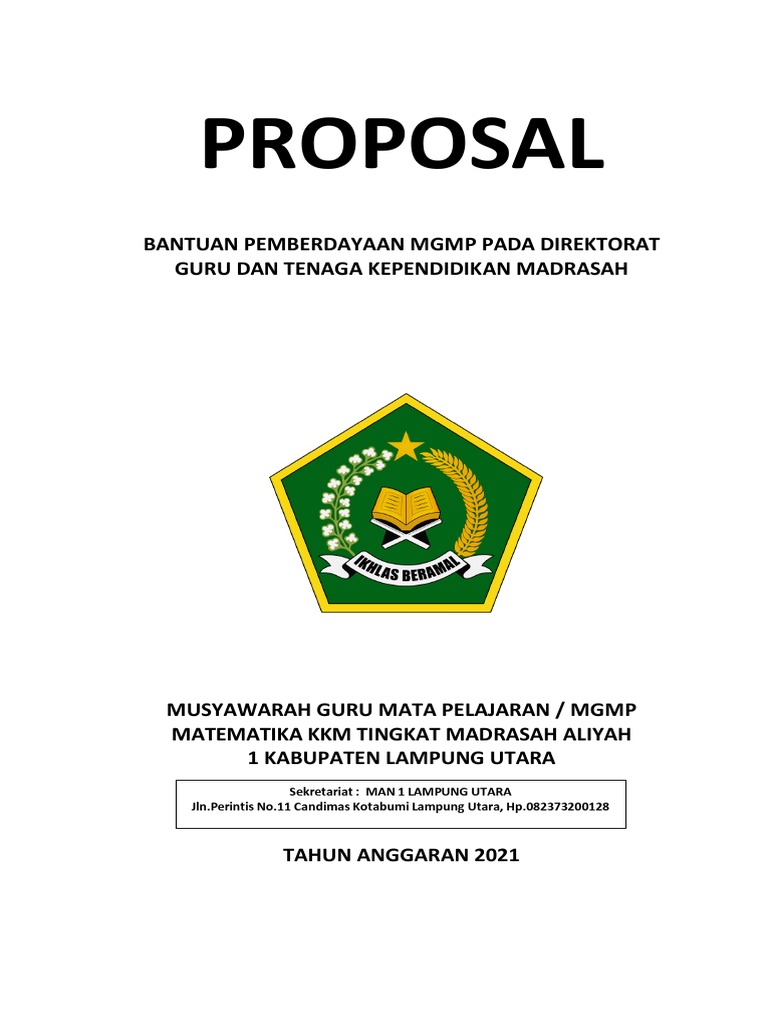 Proposal MGMP | PDF