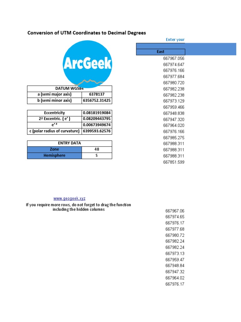 Coordinate Converter | PDF | Latitude | Geographic Data And Information