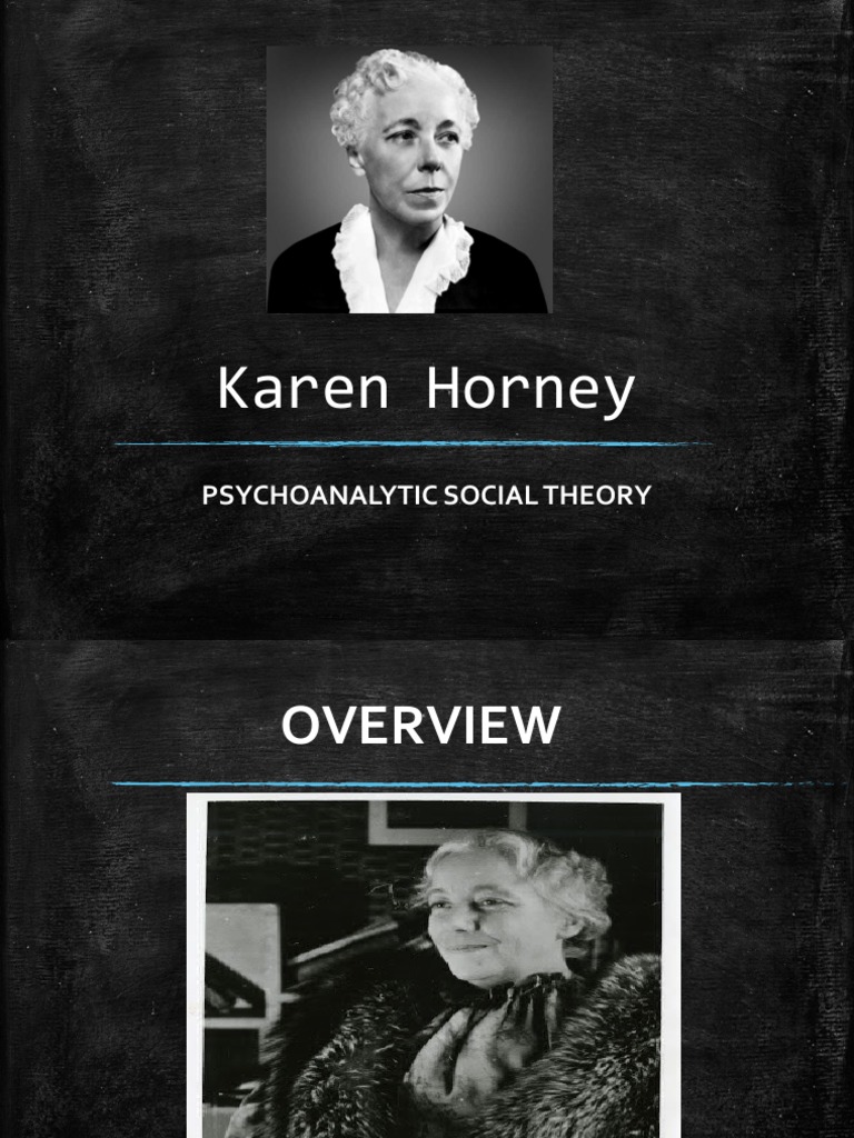 Karen Horney's Psychoanalytic Social Theory | PDF | Neurosis ...