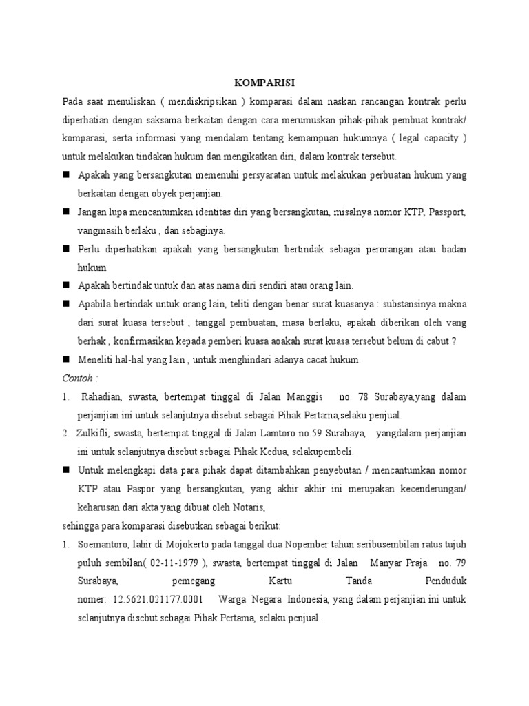 KOMPARISI | PDF