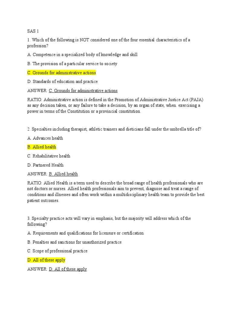 Ethics Compilation SAS 1 20 | PDF | Medical Record | Health Insurance ...