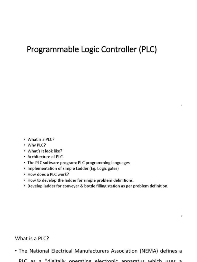 PLC 2021 Architecture | Download Free PDF | Programmable Logic ...