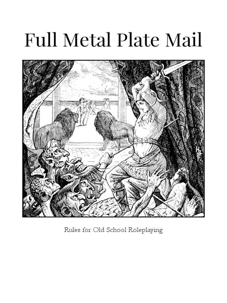 Full Metal Plate Mail (Ver 1.3) | PDF | Dwarf (Dungeons & Dragons ...