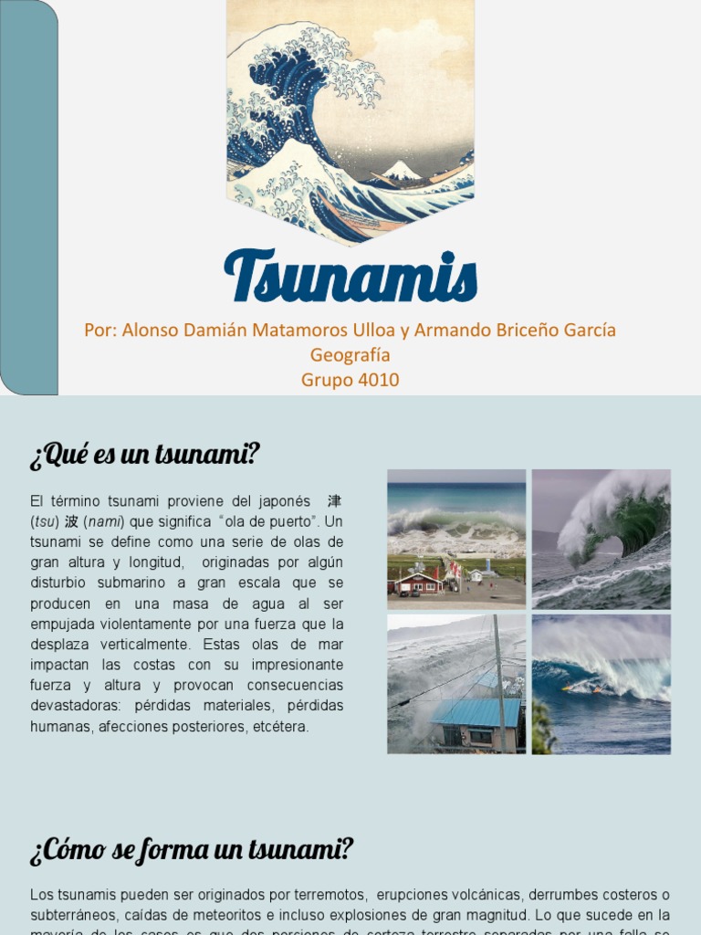 Tsunamis | PDF | Tsunami | Ciencias de la Tierra