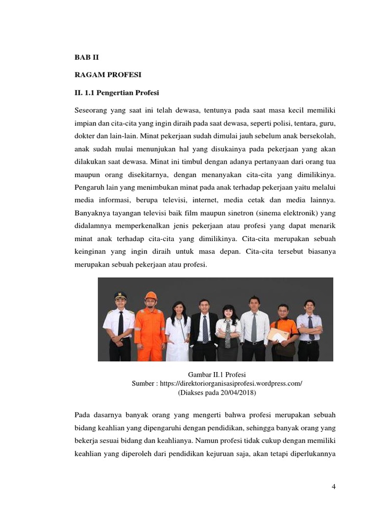 UNIKOM - Novi Nuriani - 12.BAB II Ragam Profesi | PDF