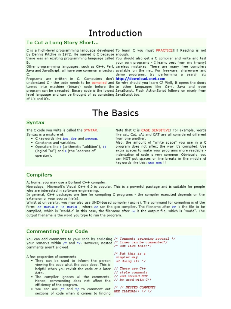 C Programming | Download Free PDF | Integer (Computer Science) | C (Programming Language)