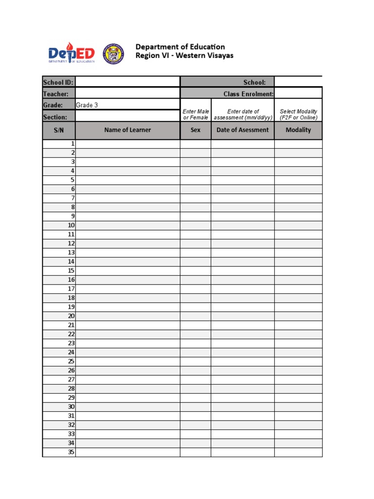 Grade 3 CRLA Assessment Scoresheet | PDF | Literacy | Educational ...