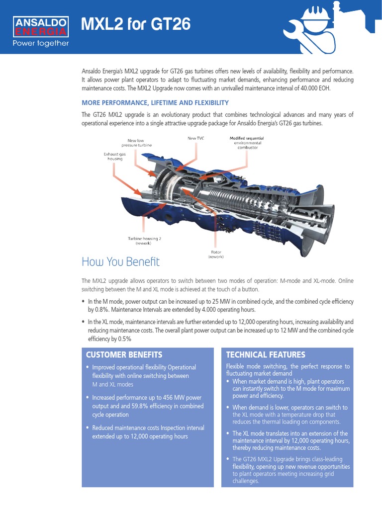 Mxl2 For Gt26 | PDF | Turbine | Gas Turbine