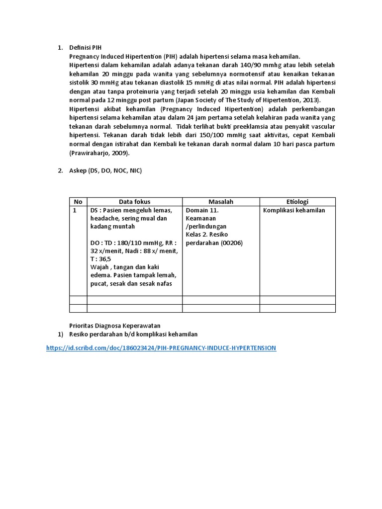 Tutorial Maternita 1 PIH | PDF | Sains & Matematika