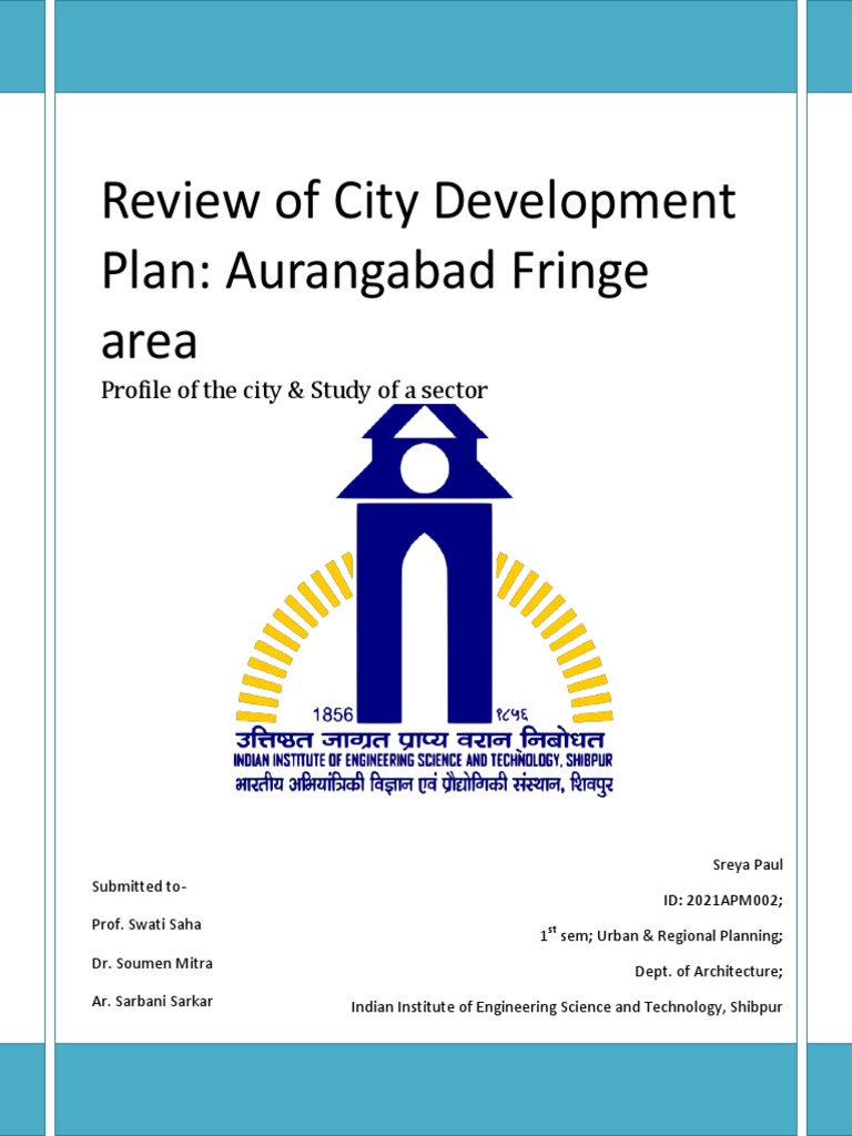 Review of City Development Plan: Aurangabad Fringe Area: Profile of The ...