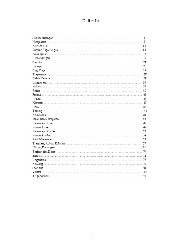 Bank Soal MTK SMP | PDF