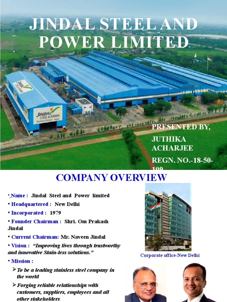 Jindal Steel and Power Limited: An Overview of Operations, Products ...
