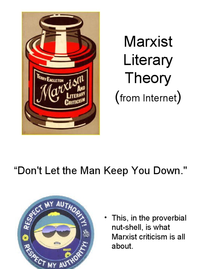 Marxist Literary Theory : From Internet | PDF | Karl Marx | Marxism