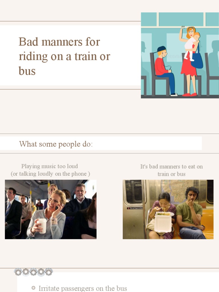 Train and Bus Etiquette Guide | PDF