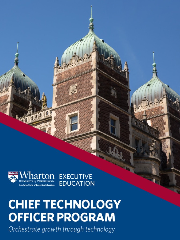 Chief Technology Officer Program Brochure | PDF | Wharton School Of The ...
