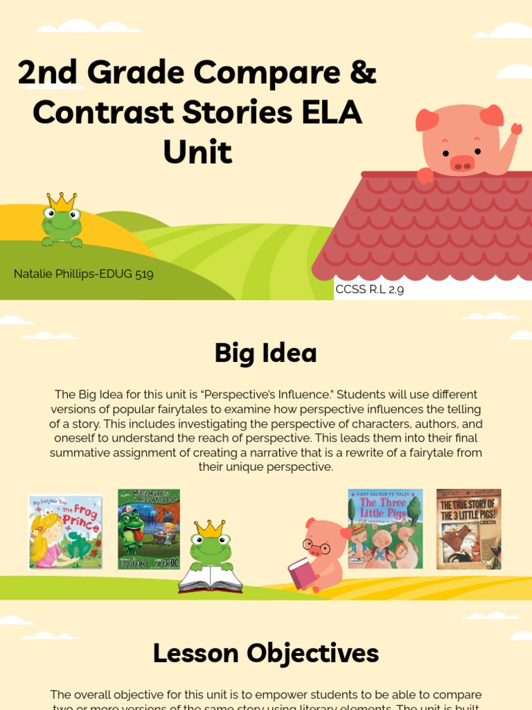 2nd Grade Compare & Contrast Stories ELA Unit: Natalie Phillips-EDUG ...