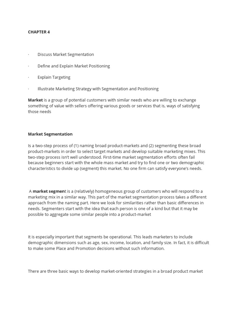 Essentials of Marketing | PDF | Market Segmentation | Marketing