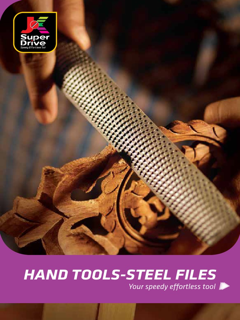 Hand Tools-Steel Files: Our Range | PDF | Manufactured Goods | Woodworking