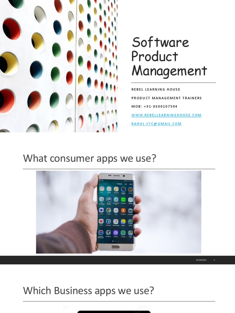 What Is Software Product Management? | PDF | Software Development ...