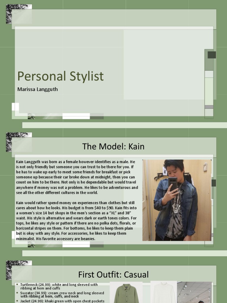 Personal Stylist | PDF