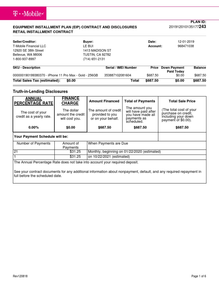 US Tmobile | PDF | Arbitration | Finance & Money Management