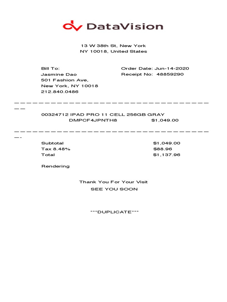 US Datavision Computer | PDF