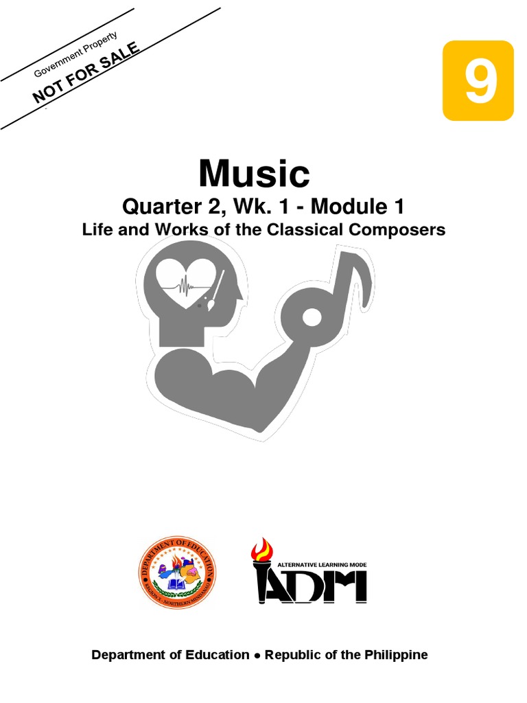 Music: Quarter 2, Wk. 1 - Module 1 | PDF | Classical Period (Music ...