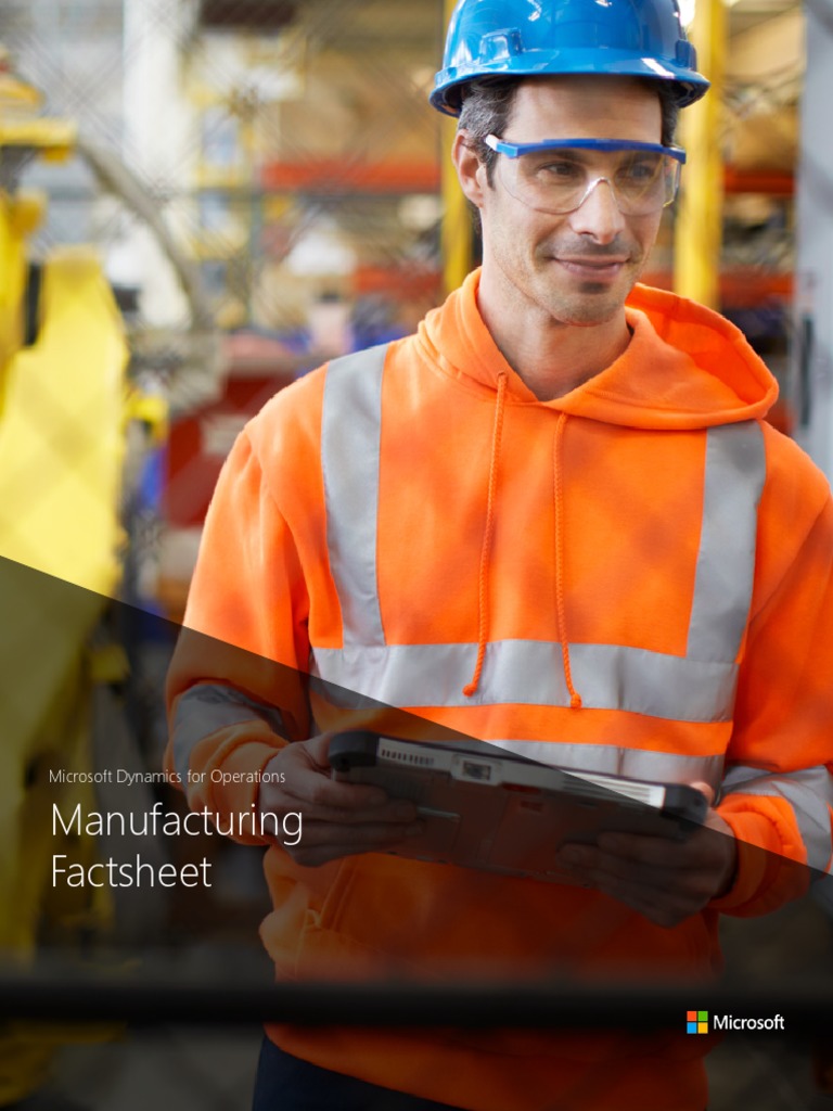 D365-Manafacturing Operations-Factsheet | PDF | Inventory | Procurement