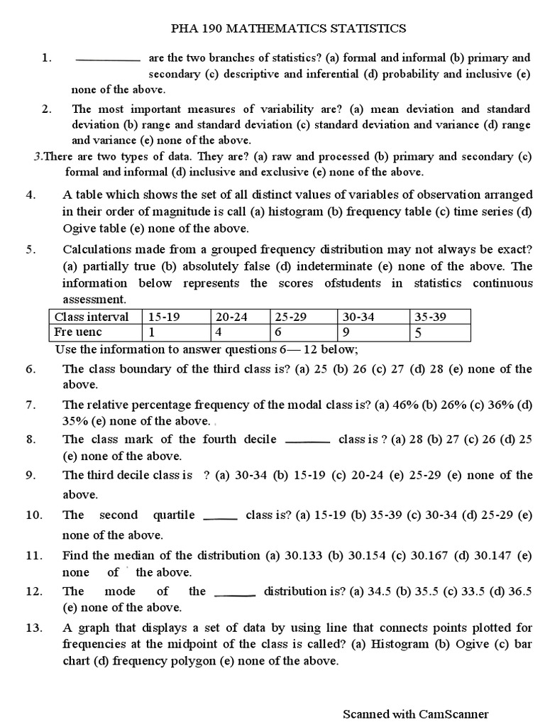 STATISTICS Calculations Made Easy | PDF | Statistics | Statistical Theory