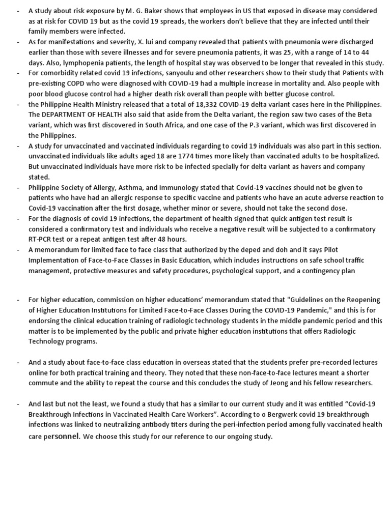 RRL Script | PDF | Allergy | Vaccines