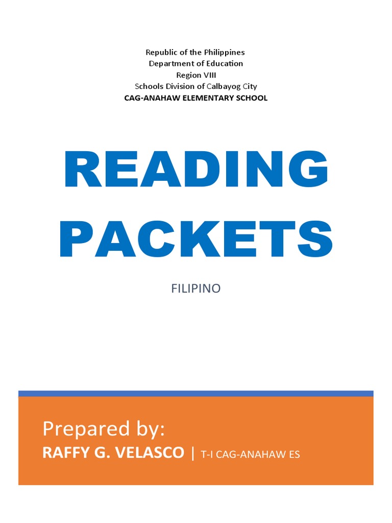 Reading Packets Cover | PDF