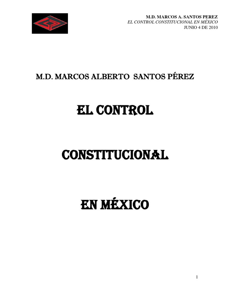 Control Constitucional en México | PDF | Constitución | México