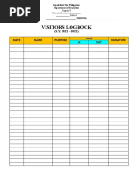 Receiving Log Book | PDF