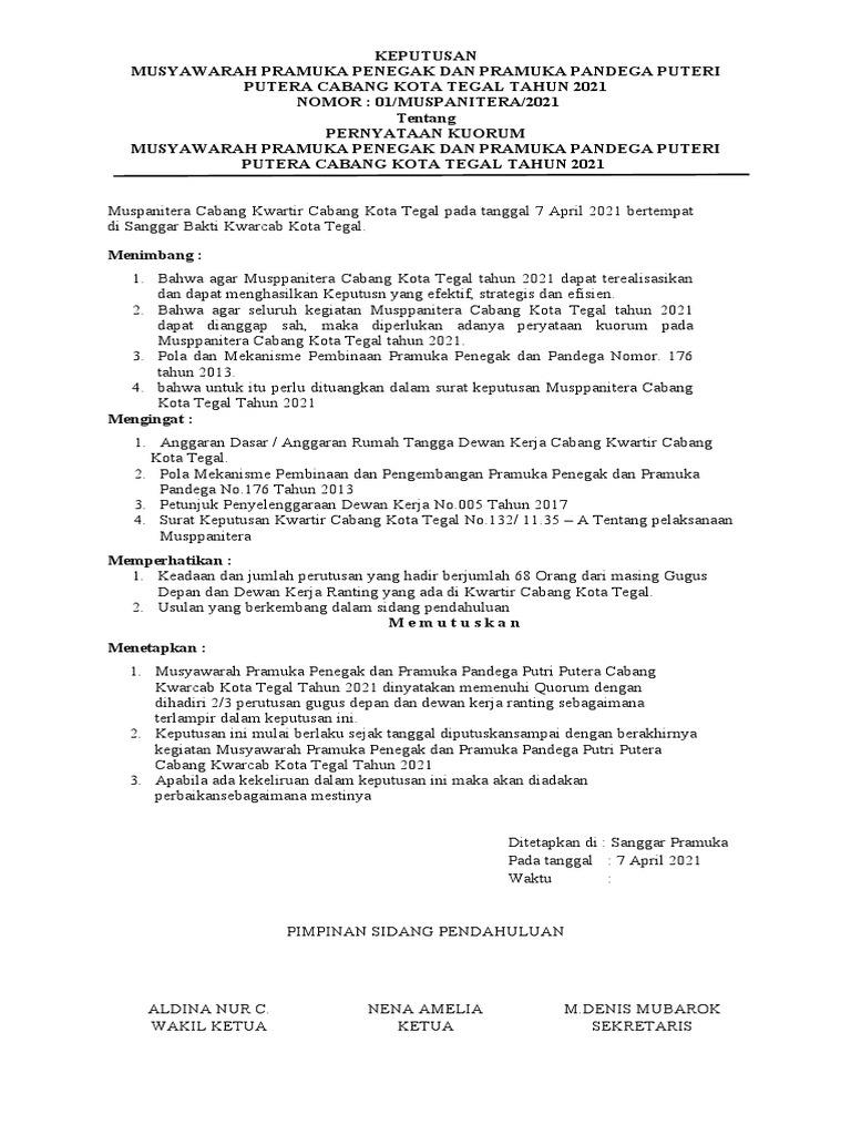 Konsideran Dikonversi | PDF