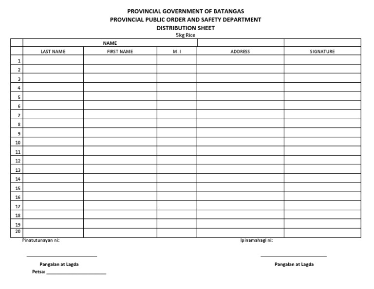 Provincial Government of Batangas Provincial Public Order and Safety ...