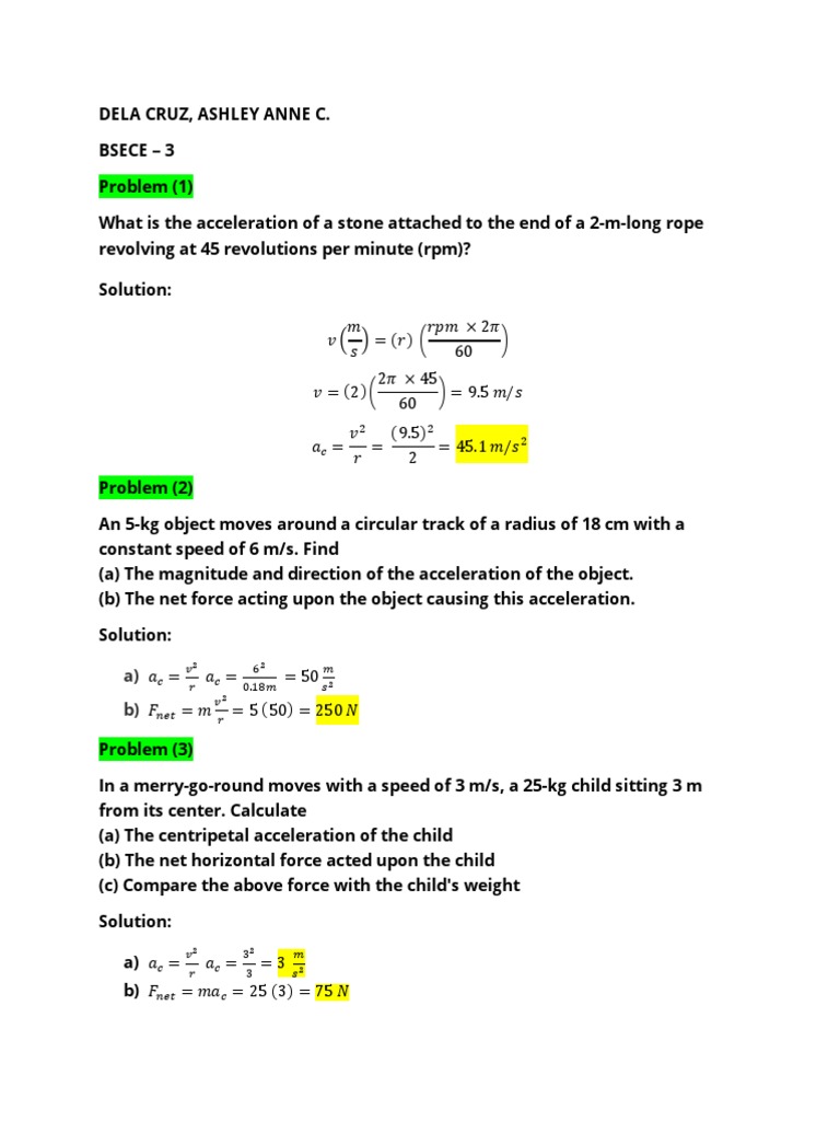 DYNAMICS | PDF | Acceleration | Speed