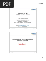 Mixed Indicator | PDF | Titration | Chemistry
