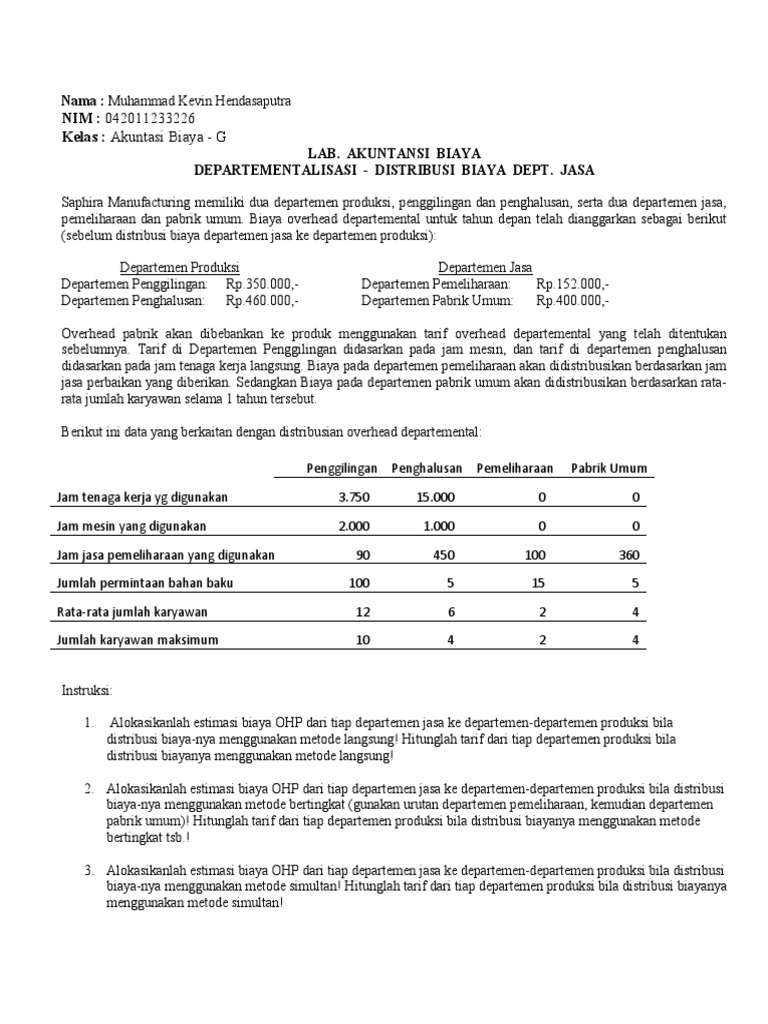 Muhammad Kevin H - 042011233226 - AKBI Tugas TM 12 | PDF